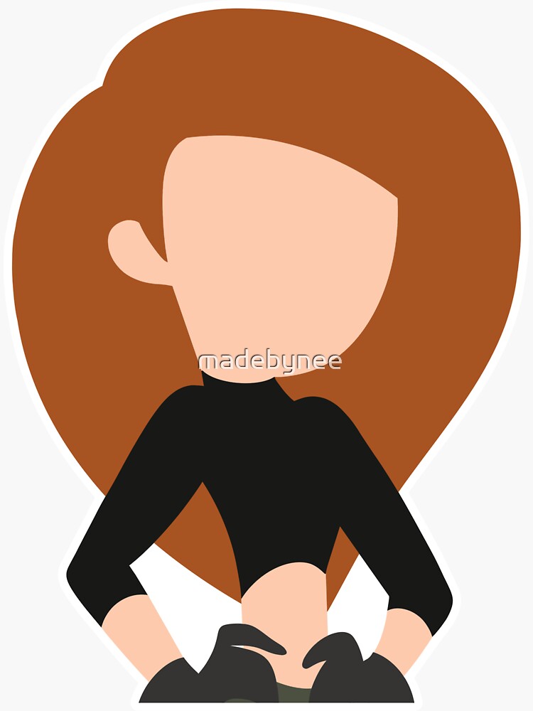 "kim possible" Sticker for Sale by madebynee | Redbubble