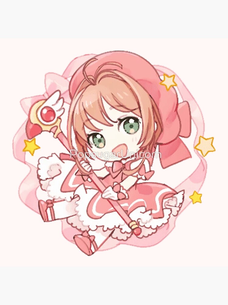 "Cardcaptor Chibi Sakura Chan " Poster by PopsugarUnicorn | Redbubble