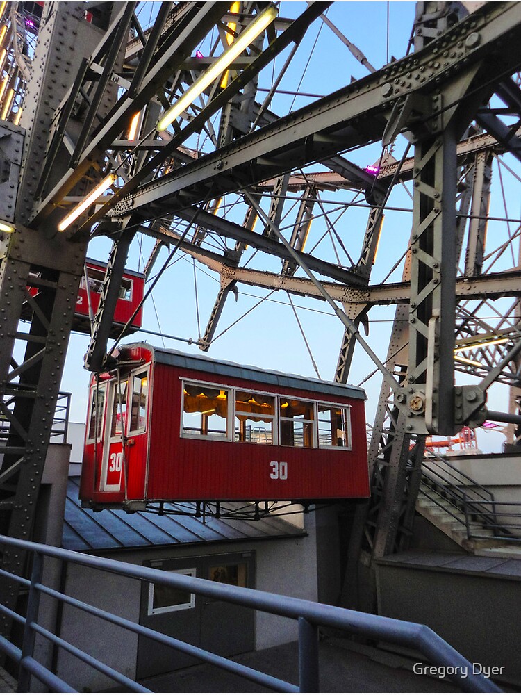 "Praterstern Park, Riesenrad, Ferris Wheel" Poster by GregorDyer ...