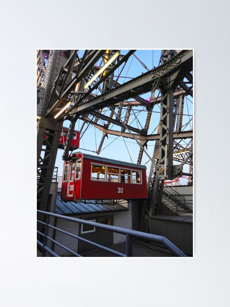 "Praterstern Park, Riesenrad, Ferris Wheel" Poster by GregorDyer ...