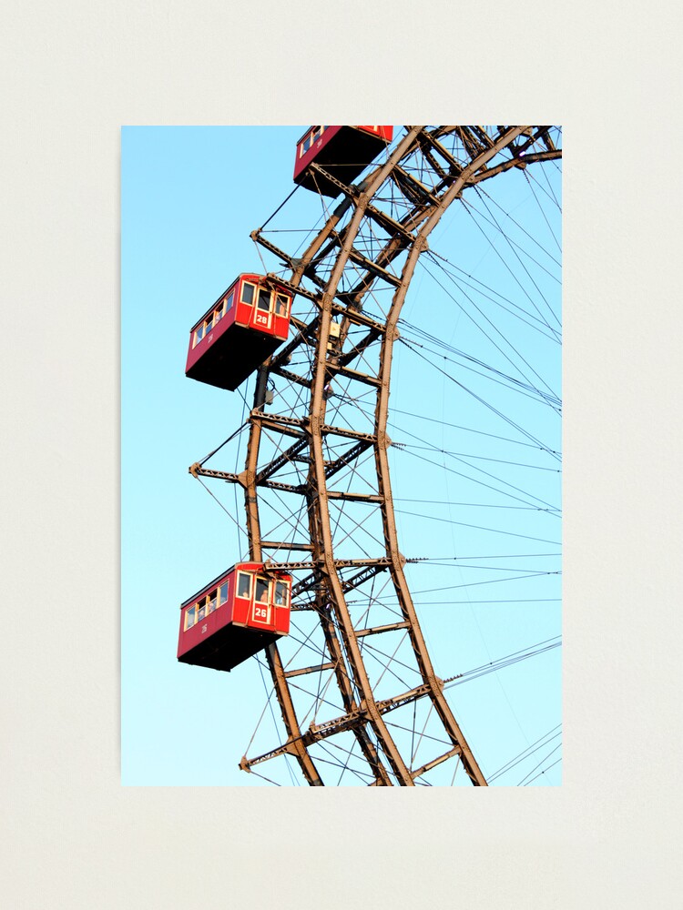 "Praterstern Park, Riesenrad, Ferris Wheel" Photographic Print by ...