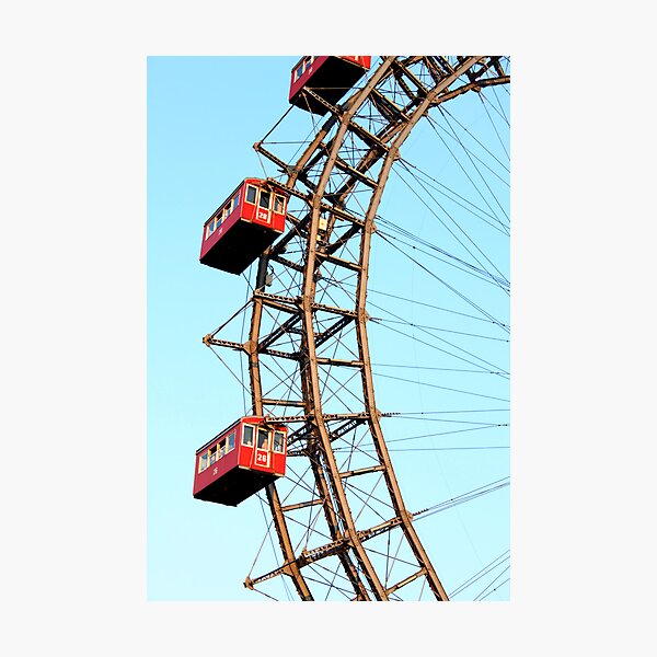 "Praterstern Park, Riesenrad, Ferris Wheel" Photographic Print by ...