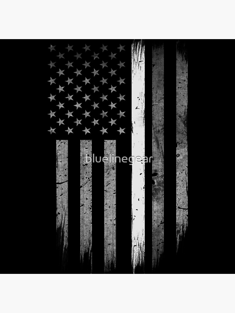"Thin Silver Line Flag Correctional Officer Flag" Art Print for Sale by ...