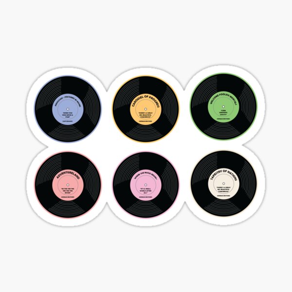"WDW Records" Sticker by themouselets | Redbubble