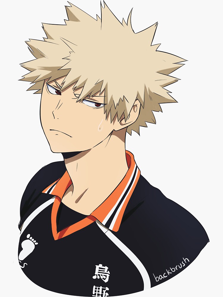 Pegatina «Katsuki Bakugo» de backbrush | Redbubble