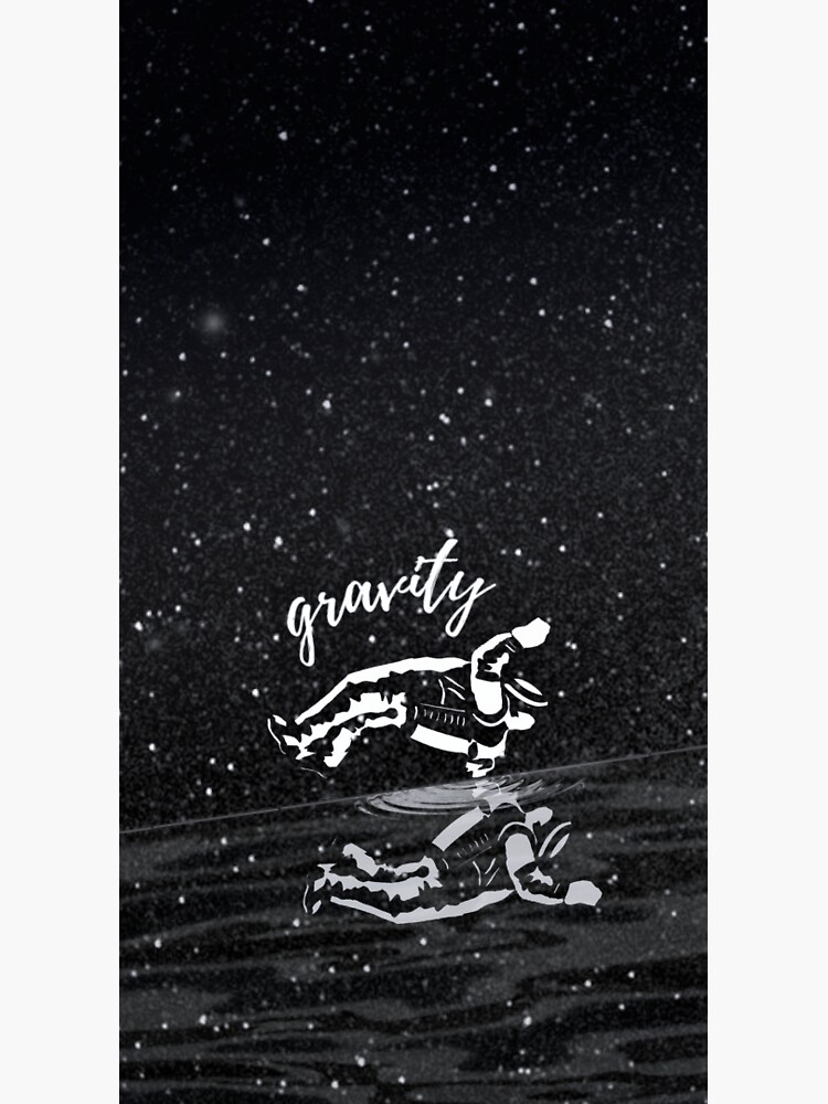 "gravity sticker" Sticker by smgarn01 | Redbubble