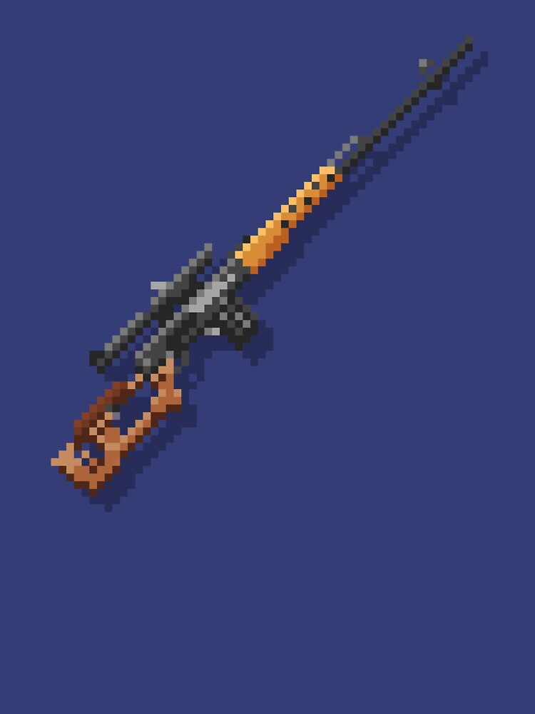 "SVD Dragunov - 7.62x54R Pixel Art" T-shirt for Sale by pixelbrian ...