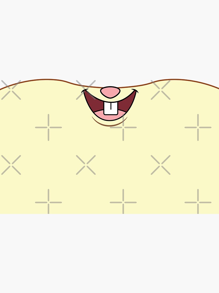 "Sandy - Face" Sticker for Sale by yawnni | Redbubble