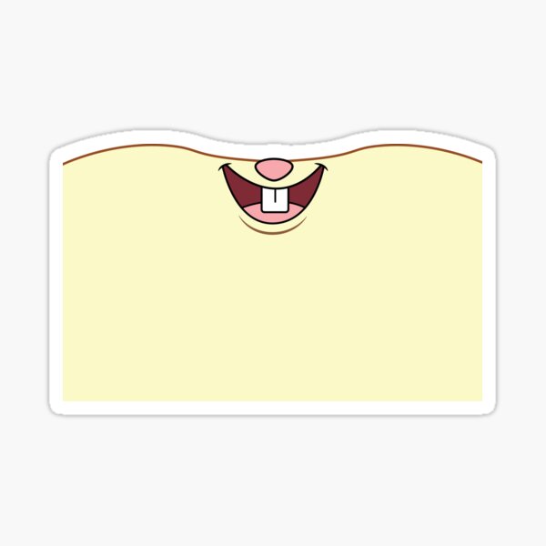 "Sandy - Face" Sticker for Sale by yawnni | Redbubble