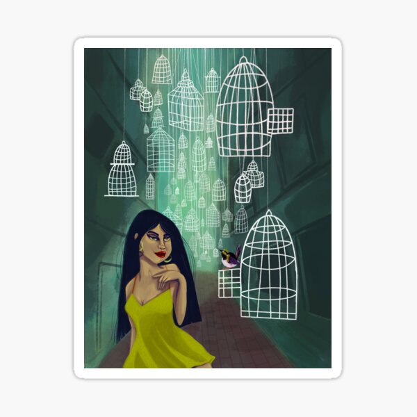 "Maria " Sticker for Sale by johannacaryhi | Redbubble