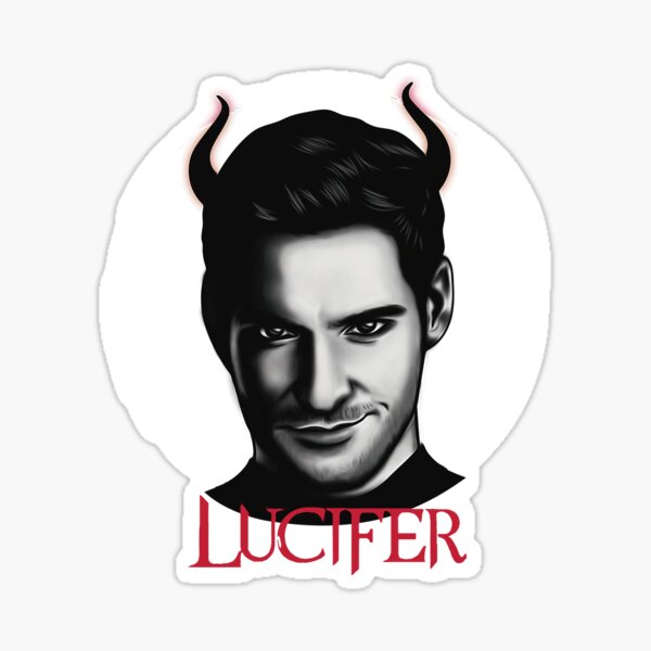 "Lucifer" Sticker for Sale by Geraart | Redbubble