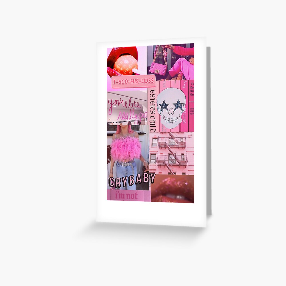 "Pink Aesthetic" Greeting Card by lexaleighdesign | Redbubble