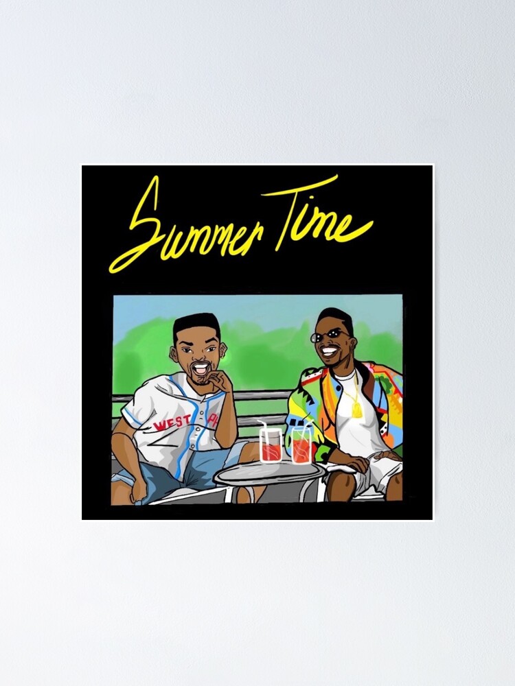 "DJ Jazzy Jeff and The fresh Prince Summertime" Poster for Sale by ...
