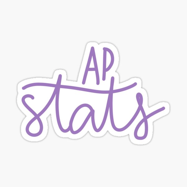 "ap stats" Sticker for Sale by allyhom | Redbubble