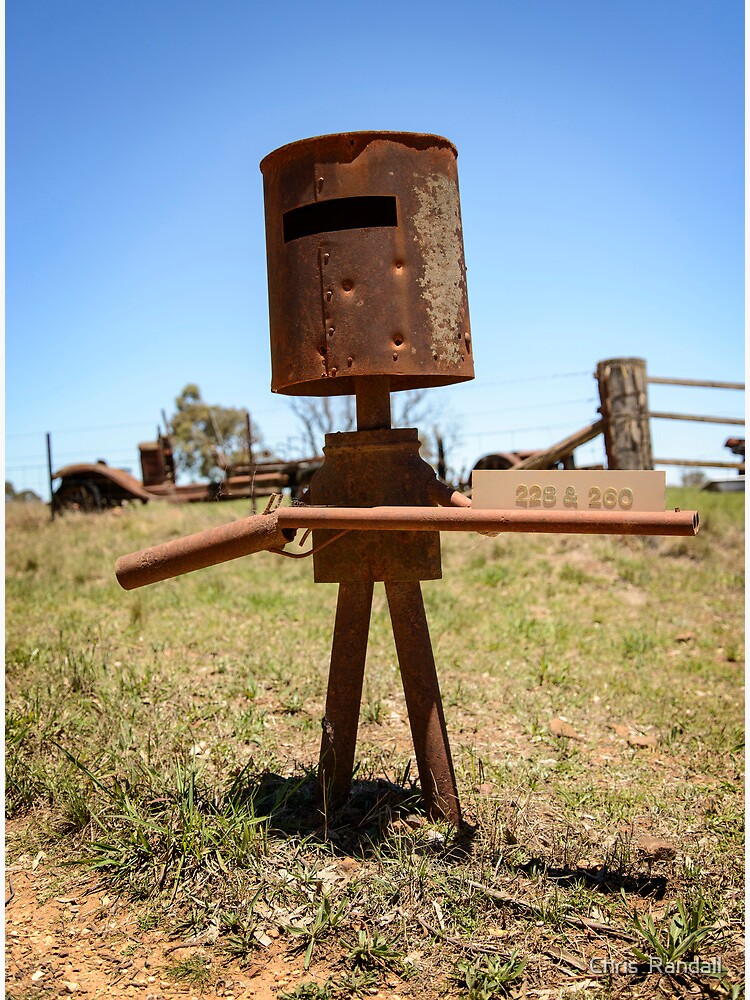 "Ned Kelly Letter Box" Poster for Sale by Chris Randall | Redbubble