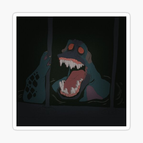 "murray bridge bunyip" Sticker by rhubarbslushey | Redbubble