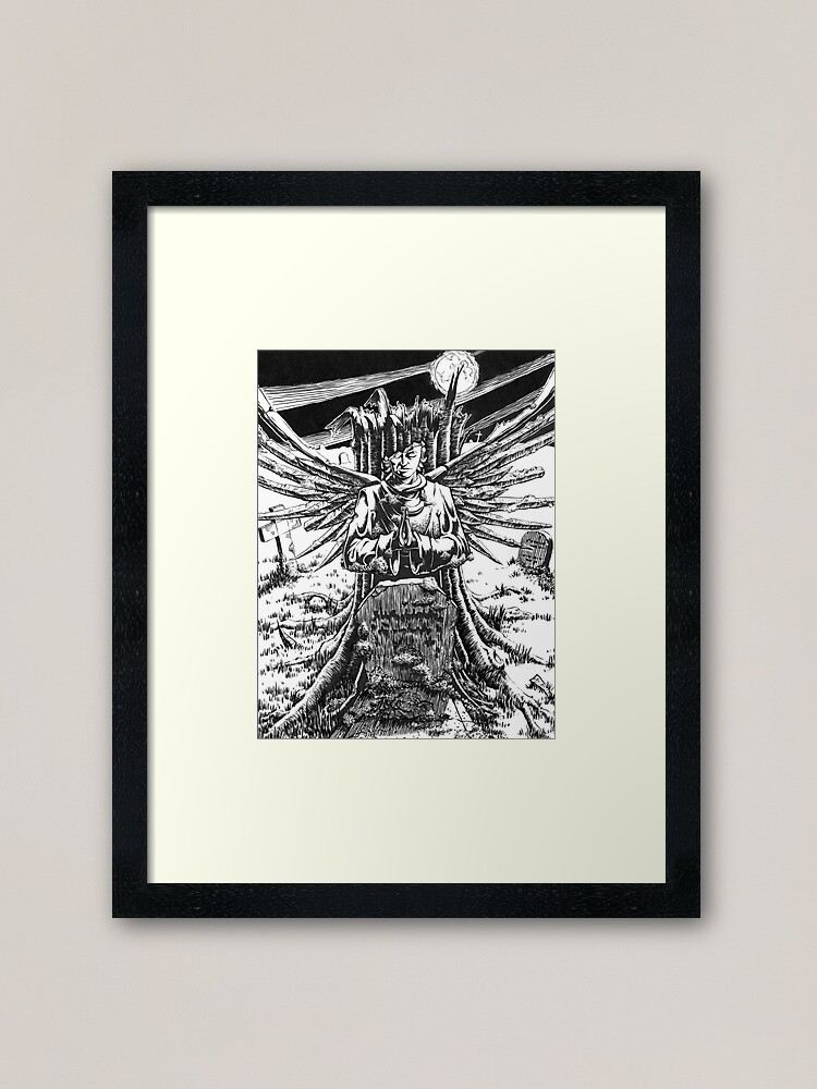 "The Graveyard Book - The Ghoul Gate" Framed Art Print by gee355 ...