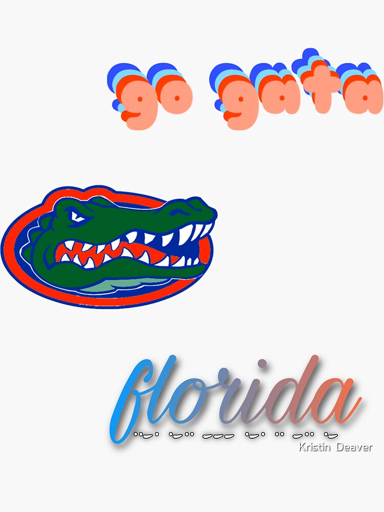 "gator pack" Sticker for Sale by Kristin Deaver | Redbubble