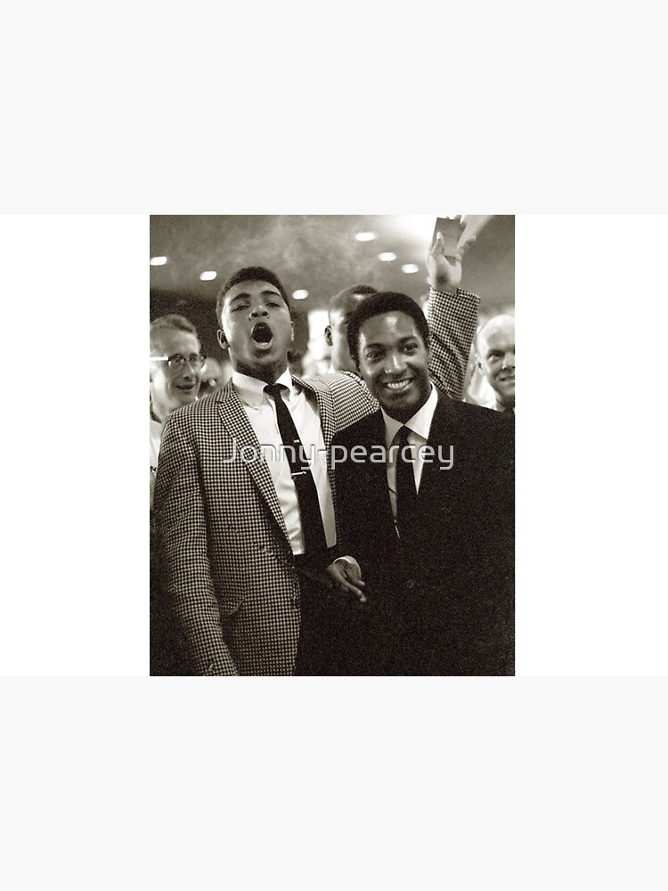 Botella de agua «Muhammad Ali y Sam Cooke» de Jonny-pearcey | Redbubble