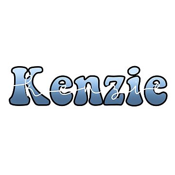 "Kenzie custom " Sticker for Sale by chloemadesigns | Redbubble