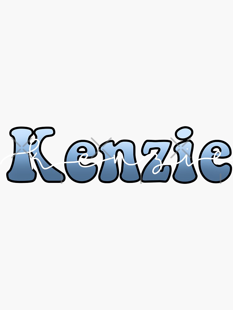 "Kenzie custom " Sticker for Sale by chloemadesigns | Redbubble