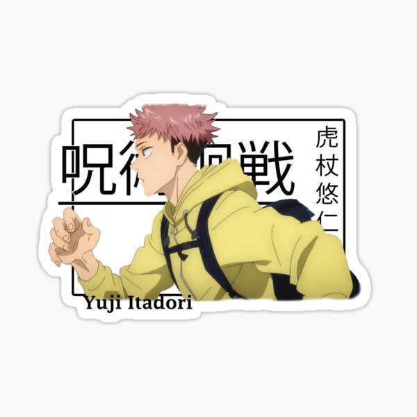 "Jujutsu Kaisen | Yuji Itadori" Sticker for Sale by Chalm | Redbubble