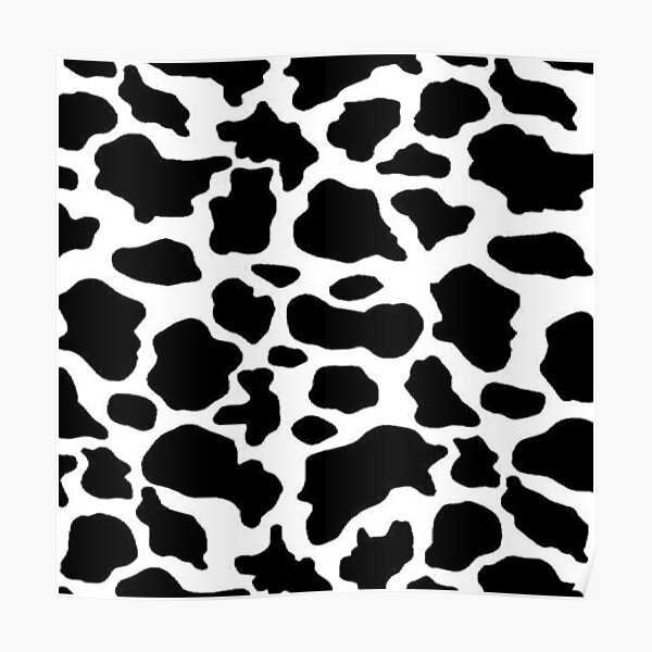 "Cow Print" Poster for Sale by StickersMegan | Redbubble