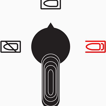 "416 Fire selector" Sticker for Sale by sebam | Redbubble