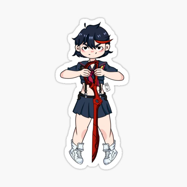 "Matoi Ryuko Uniforml ver." Sticker by itsm0ni | Redbubble