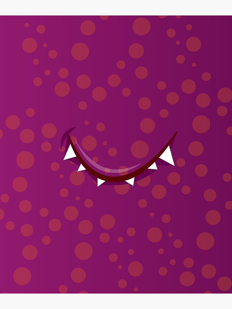 "Cute Horror Monster Art Of Zoo Creature Monsters inc Smile" Poster for ...