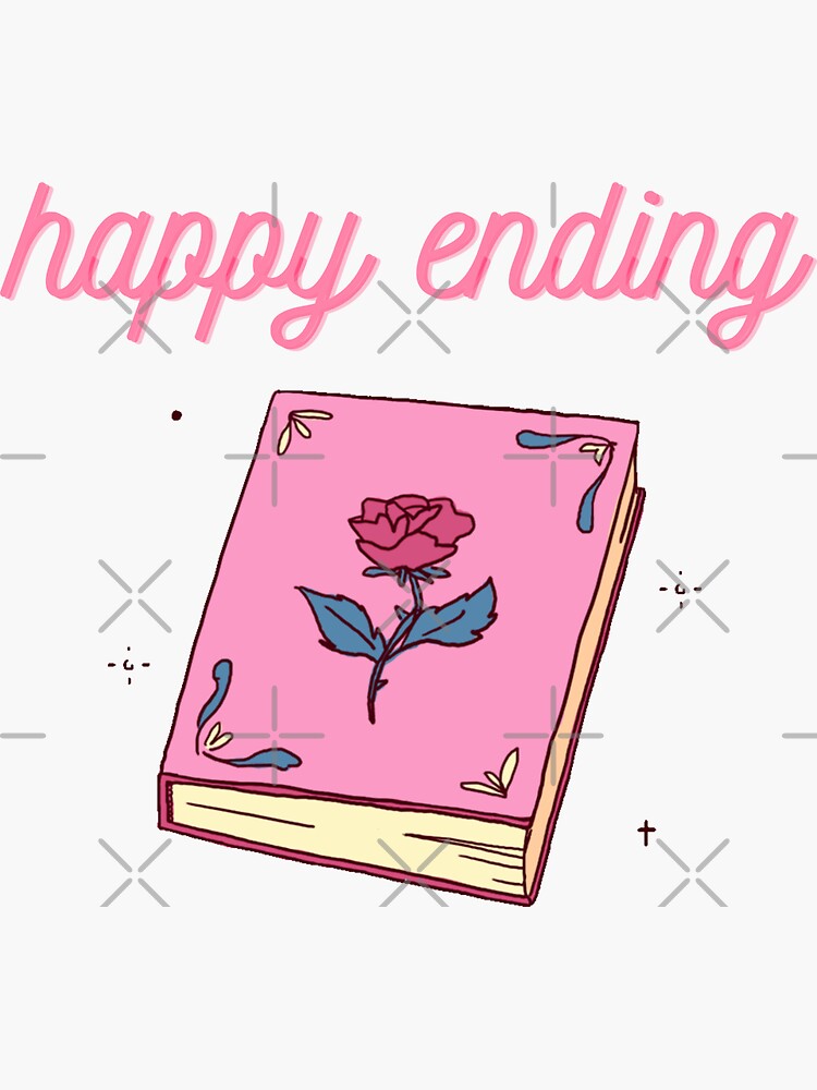 "Happy Ending" Sticker for Sale by shirtswithsass | Redbubble