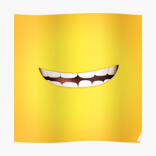 "Smiling Minion" Poster for Sale by StevenW-J | Redbubble