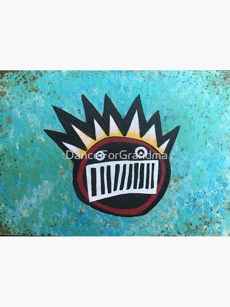 "Boognish on Turquoise" Sticker by DanceForGrandma | Redbubble