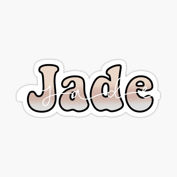 "Jade custom" Sticker for Sale by chloemadesigns | Redbubble