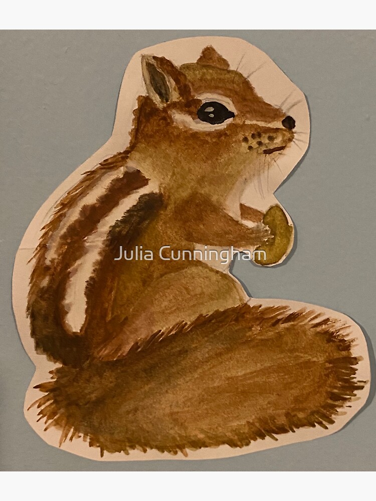 "Watercolour Chippy" Sticker by CunninghamPhoto | Redbubble