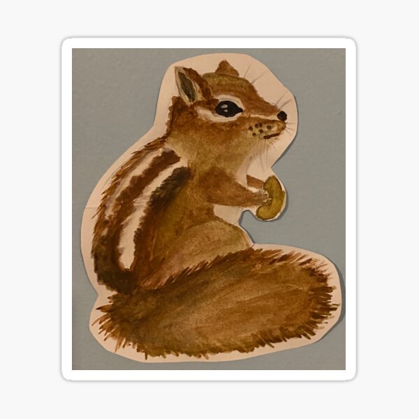 "Watercolour Chippy" Sticker by CunninghamPhoto | Redbubble