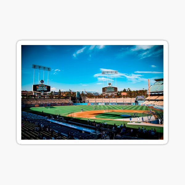 "Dodger Stadium" Sticker by TannerVisuals | Redbubble
