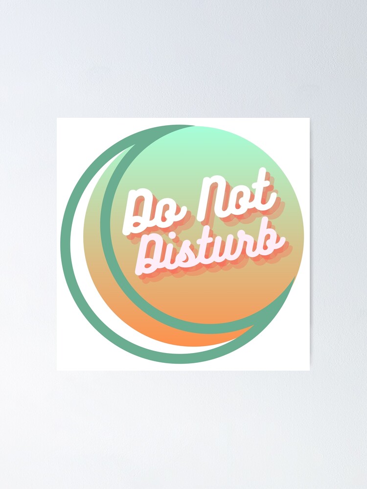 "do not disturb beach babe" Poster by DreamlandMall | Redbubble