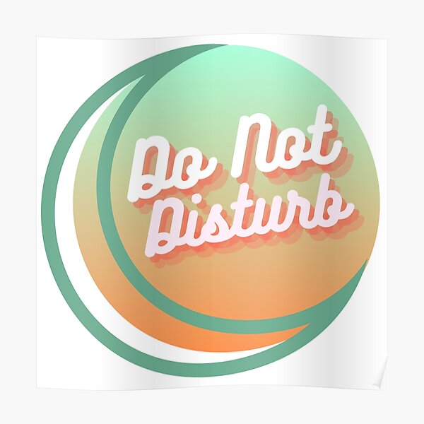 "do not disturb beach babe" Poster by DreamlandMall | Redbubble