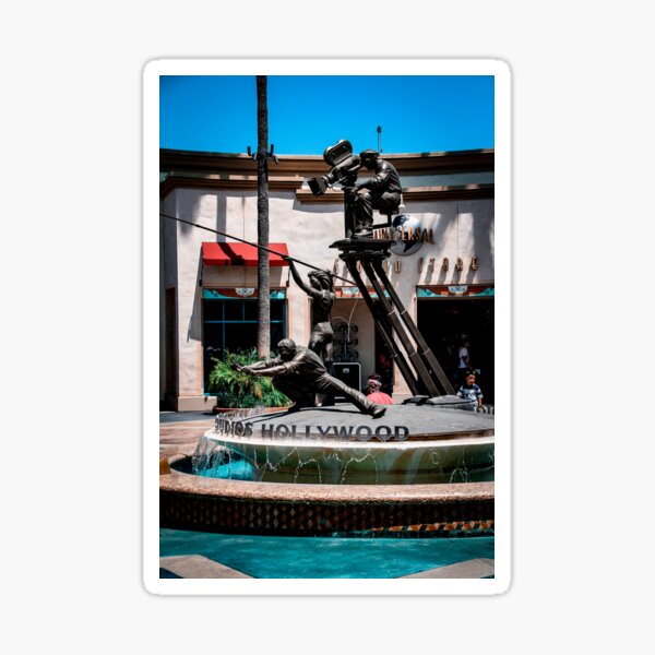 "Universal Studios Hollywood" Sticker for Sale by TannerVisuals | Redbubble