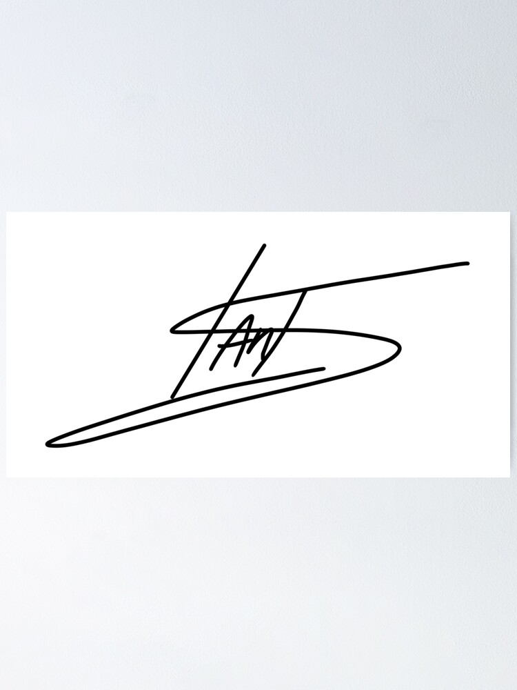 "Ian Somerhalder Signature" Poster for Sale by katiemarie2013 | Redbubble