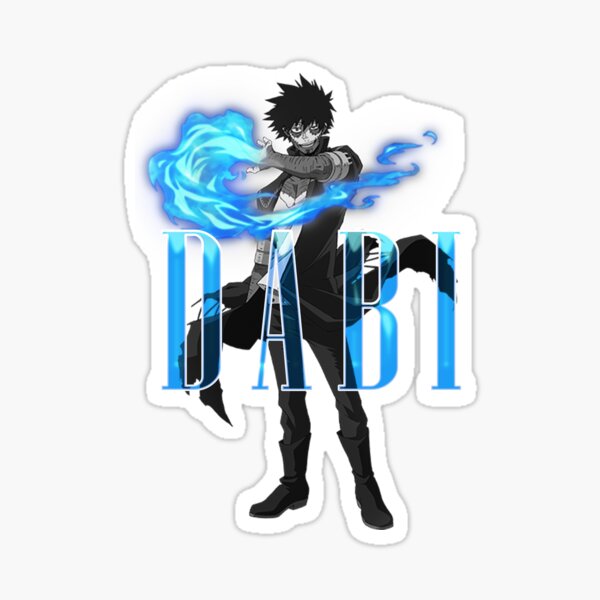 "Dabi manga my hero " Sticker by Jonny-pearcey | Redbubble