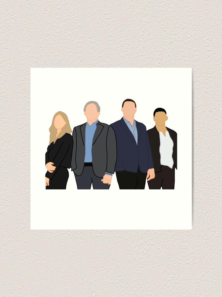 "Characters from the famous ncis" Art Print by Emily-box | Redbubble