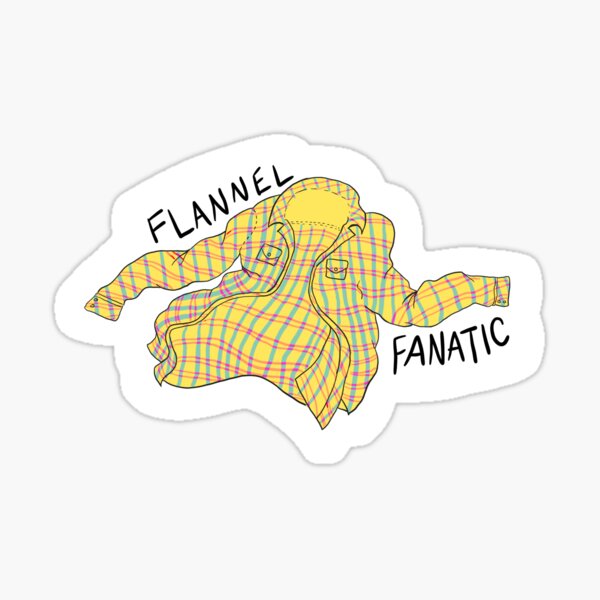 "Pansexual Pride Flannel" Sticker for Sale by art-of-weebie | Redbubble