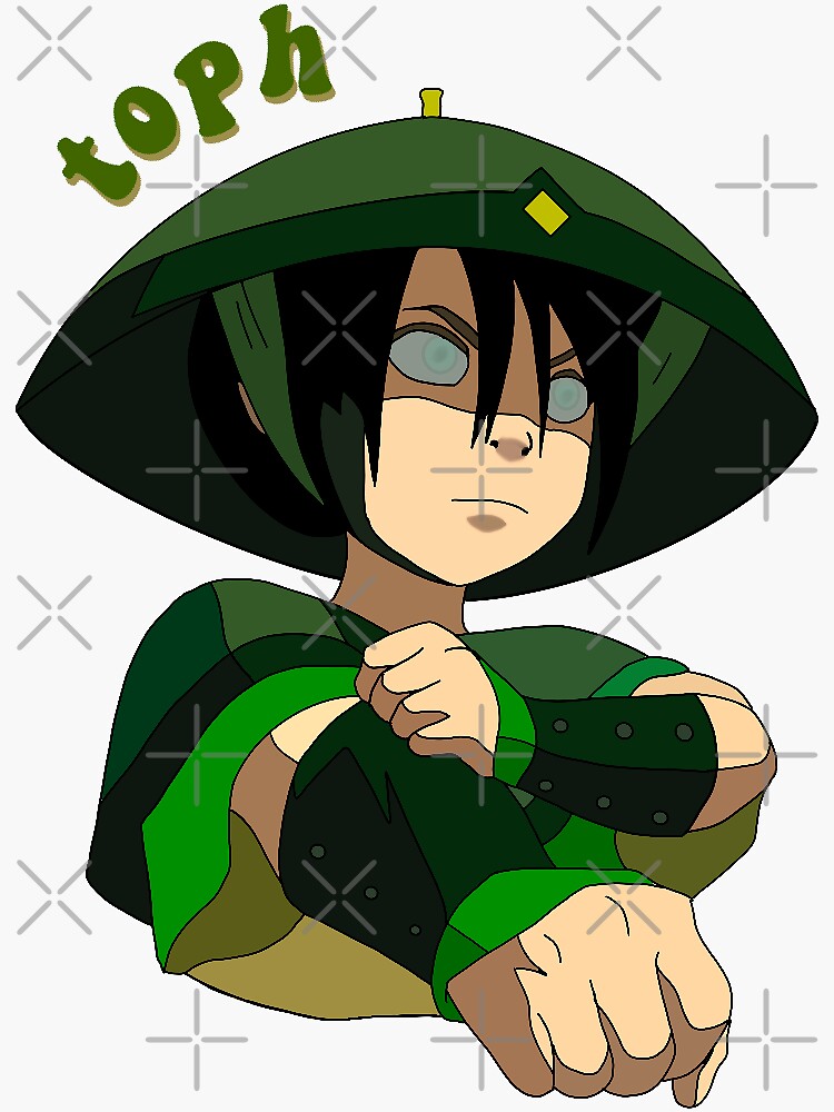 "Toph - Name" Sticker by samisuser | Redbubble