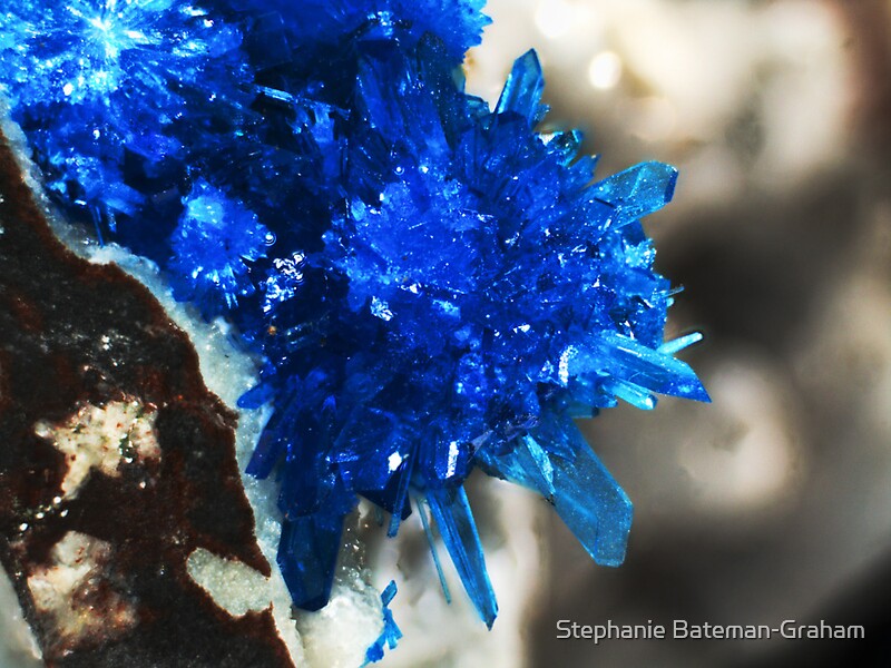 "Blue Star Of India (Pentagonite)" by Stephanie Bateman-Graham | Redbubble