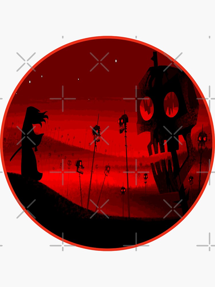 "Samurai jack" Sticker by DBnation | Redbubble