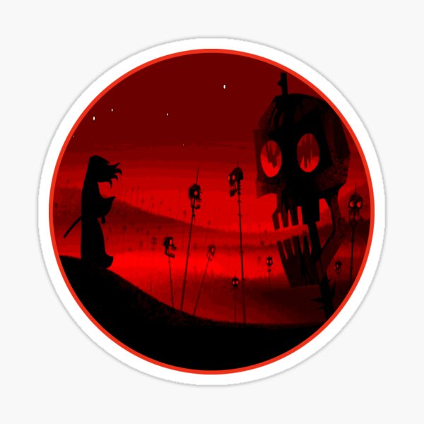 "Samurai jack" Sticker for Sale by DBnation | Redbubble