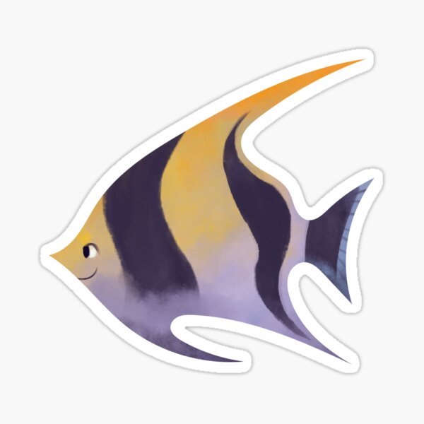 "Angelfish" Sticker for Sale by CHAATTI | Redbubble