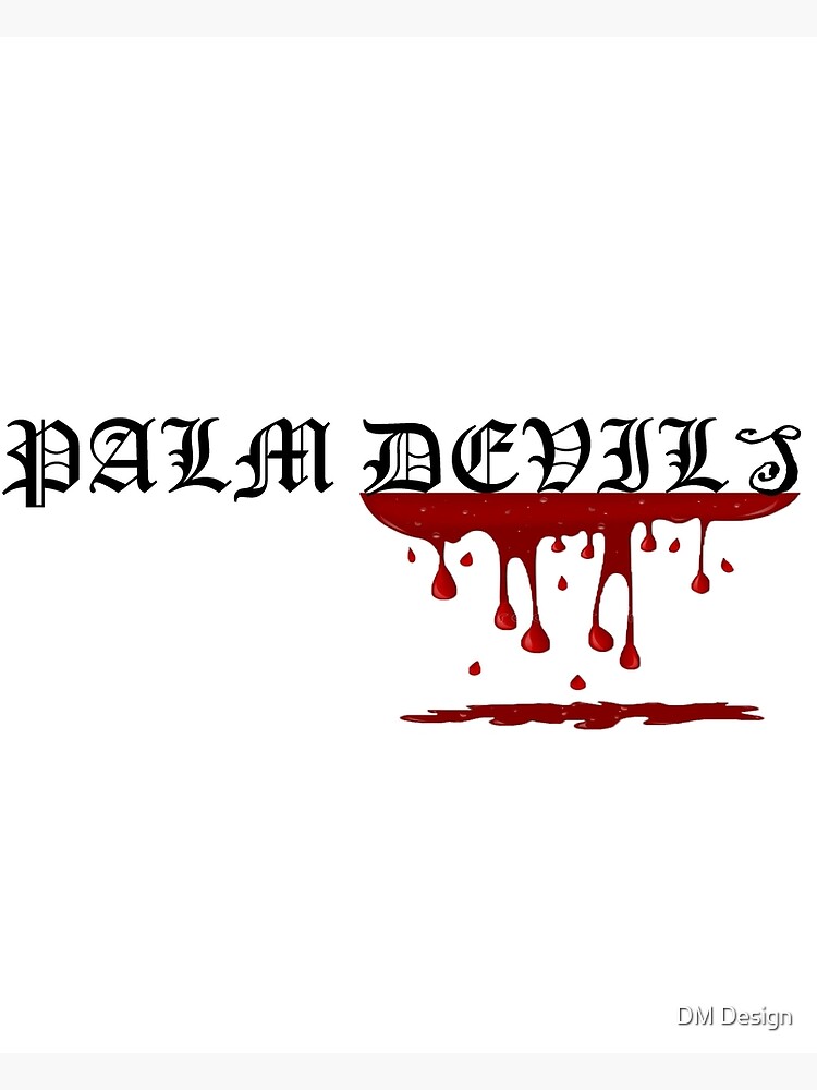 "Palm Devils" Poster by Deni2000 | Redbubble